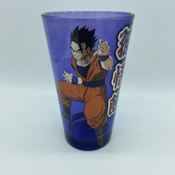 Art | Dragon Ball Z Goku Funimation Water Glass 5 34 Tall Blue Pint ...